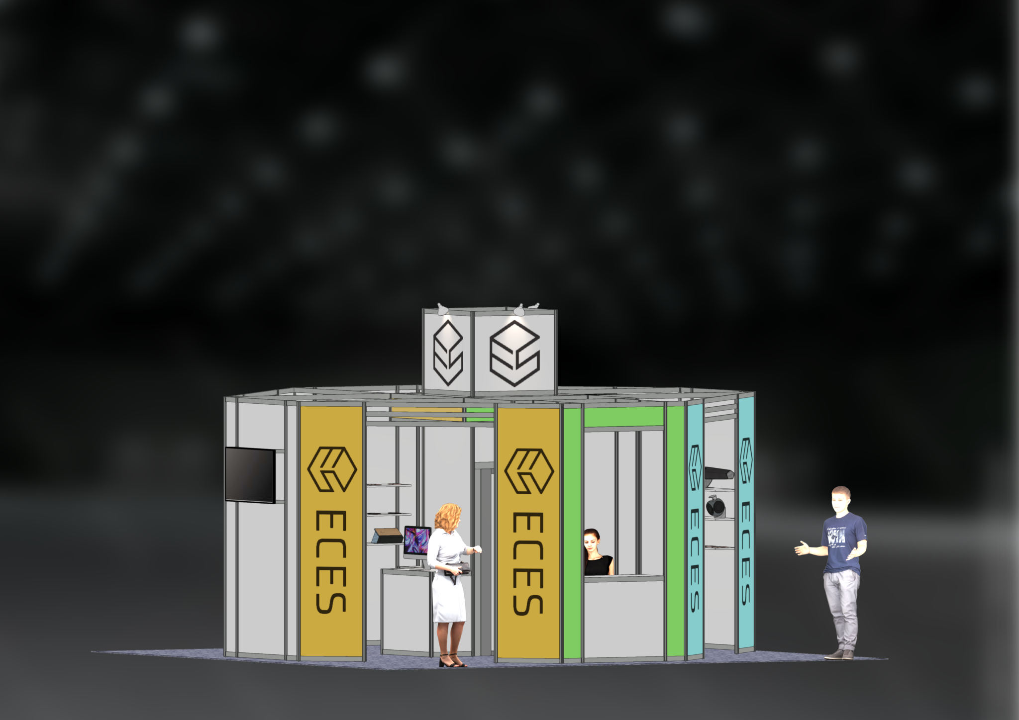 展示会ブースサンプル - ECES(イーセス)